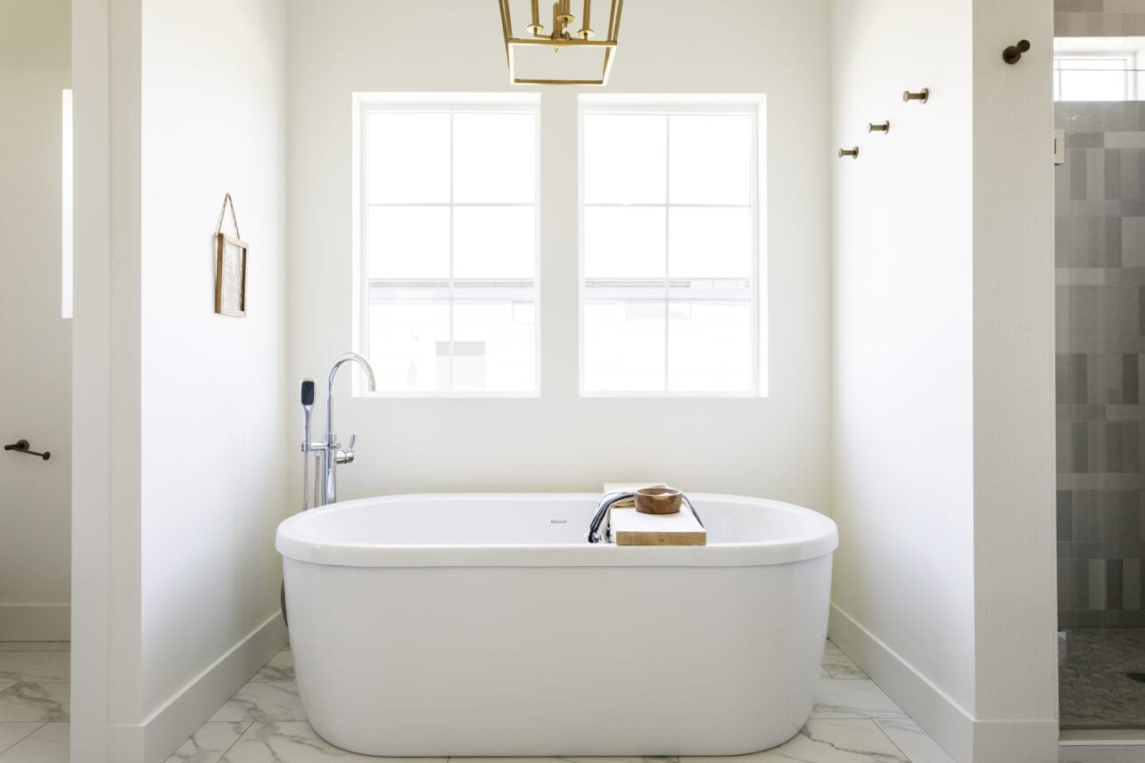 How to Mix Finishes in the Bathroom | Meg & Co. Designer Homes