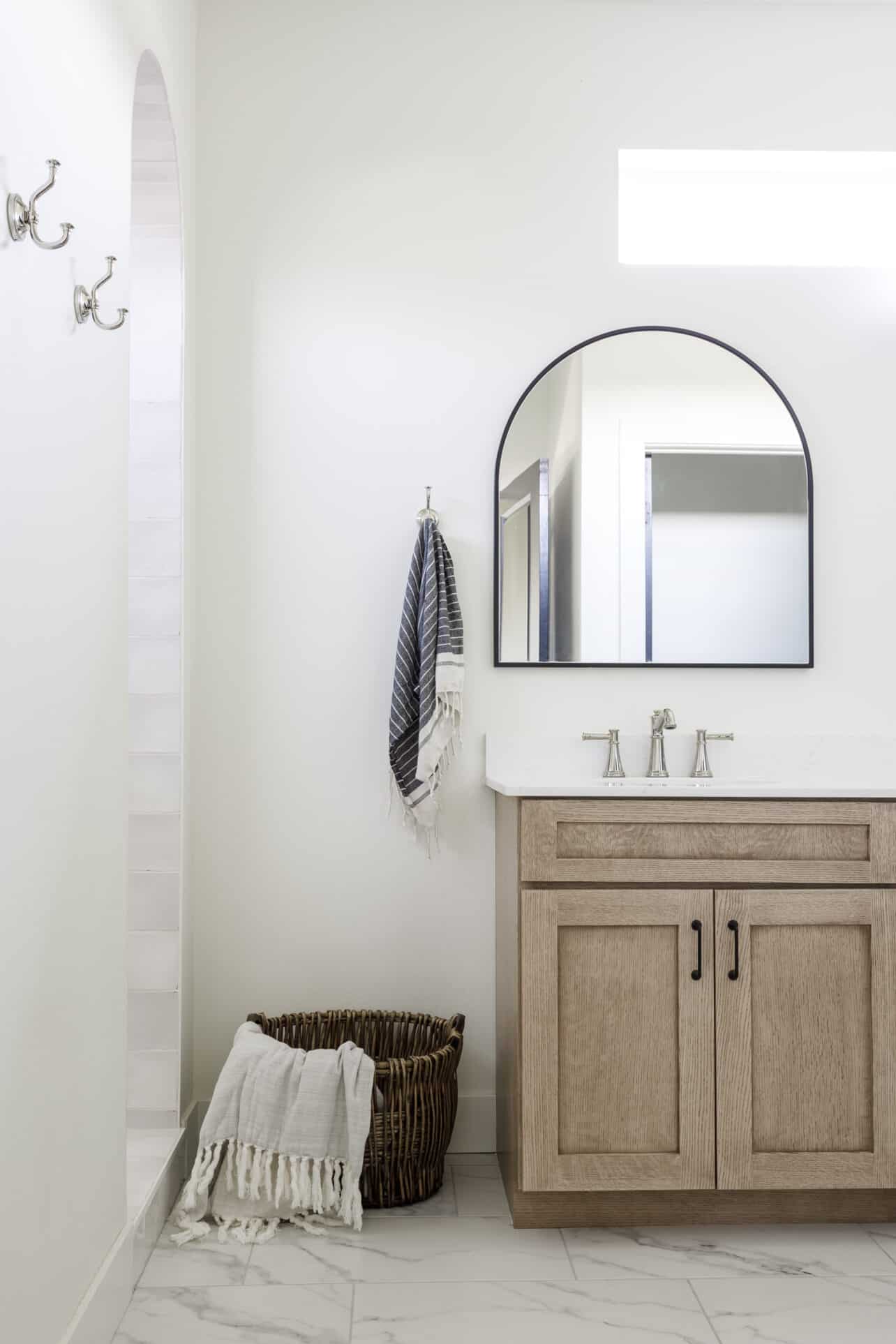 How to Mix Finishes in the Bathroom | Meg & Co. Designer Homes