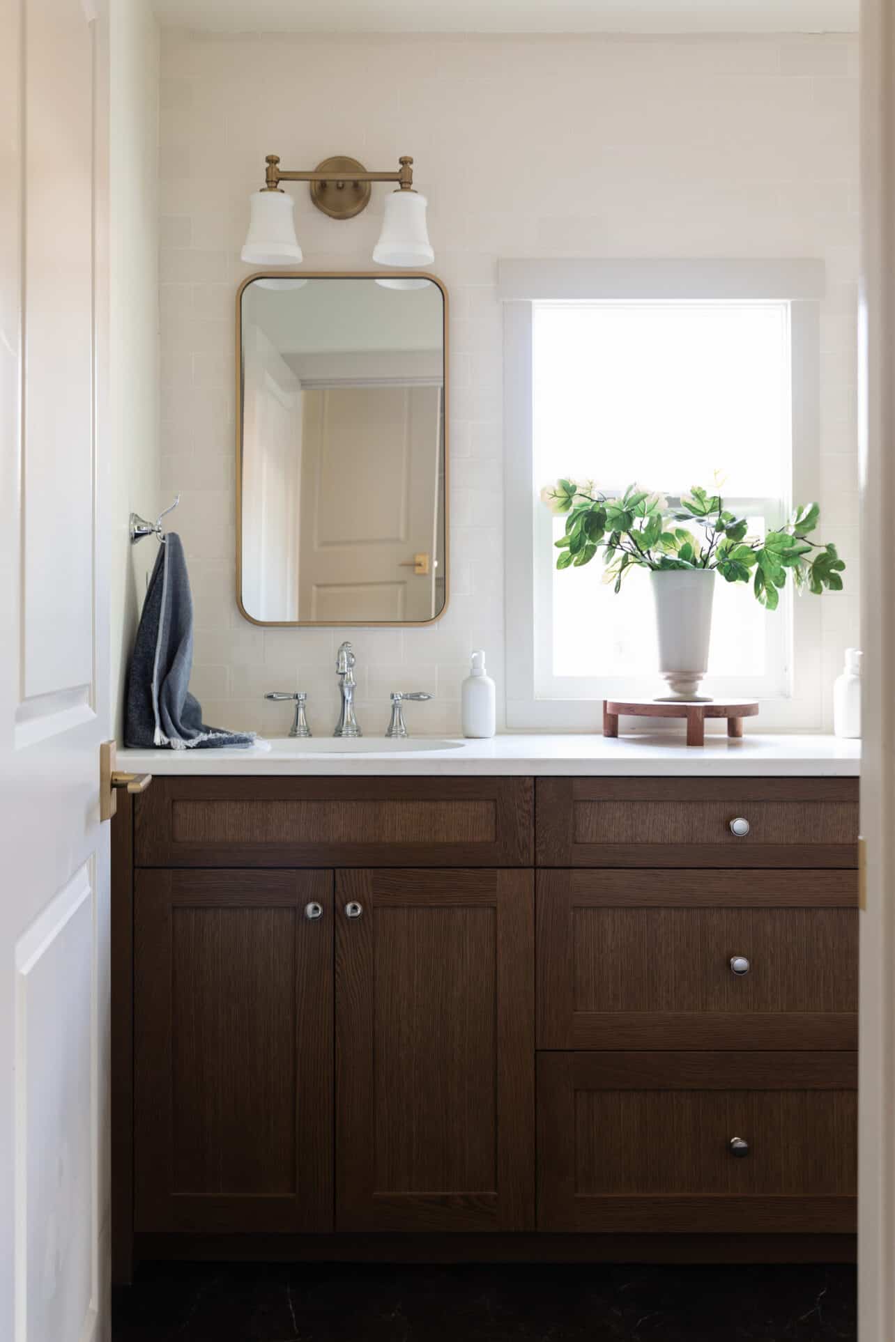 How to Mix Finishes in the Bathroom | Meg & Co. Designer Homes