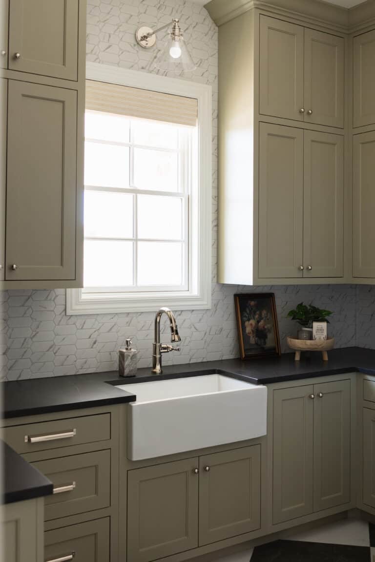 Why Designers Love Two Tone & Walnut Cabinets | Meg & Co. Designer Homes